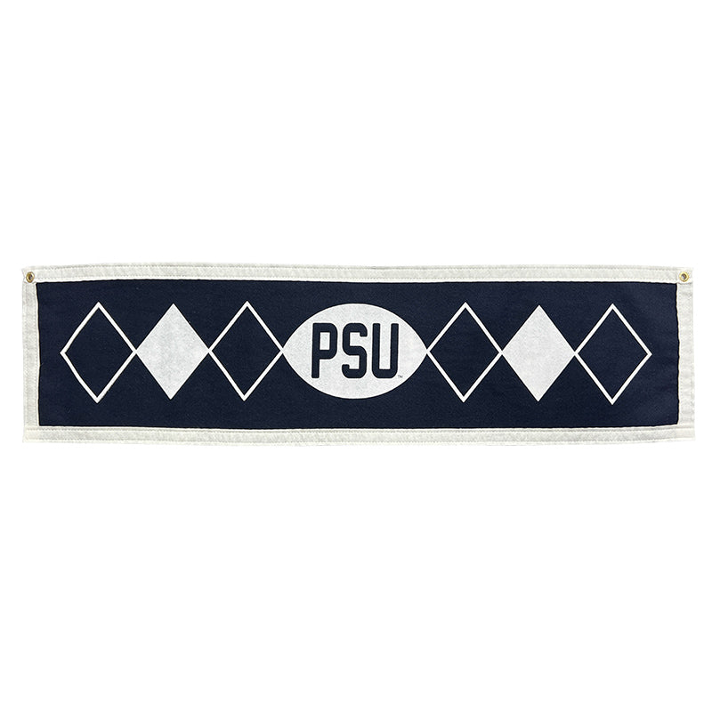 PSU Vintage Diamond Endzone Banner | Lion's Pride