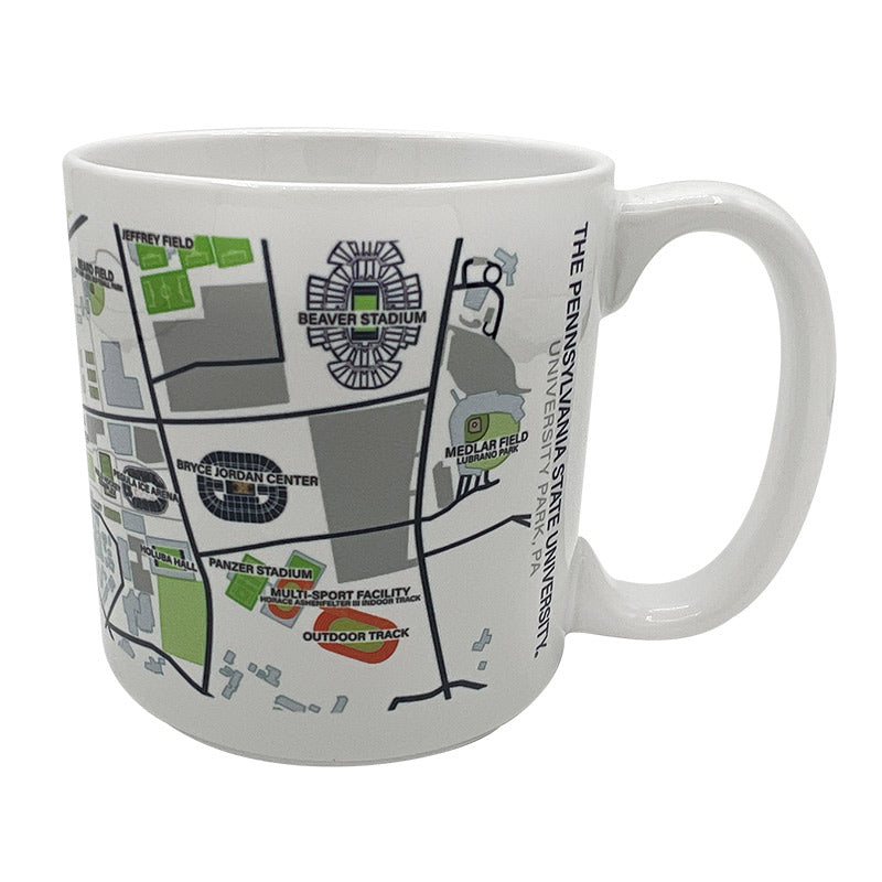 20 oz Campus Map Mug | Lion's Pride