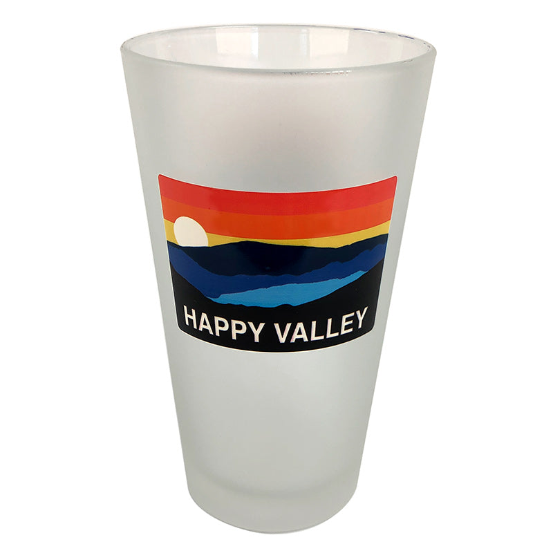 Happy Valley Sunrise Pint Glass | Lion's Pride