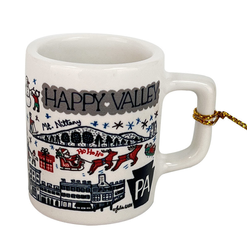 Julia Gash Holiday Mini Mug Ornament | Lion's Pride