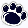 Penn State Paw Print Static Sticker | Lion's Pride