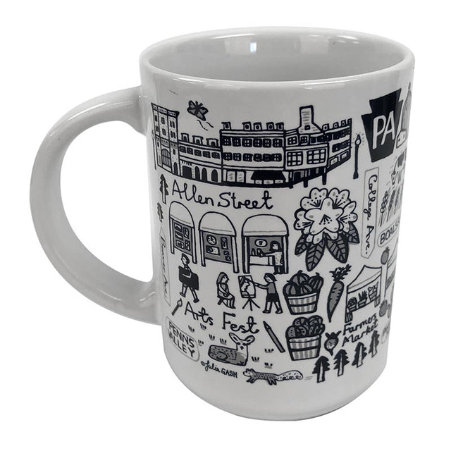 Julia Gash Happy Valley Grande Mug | Lion's Pride