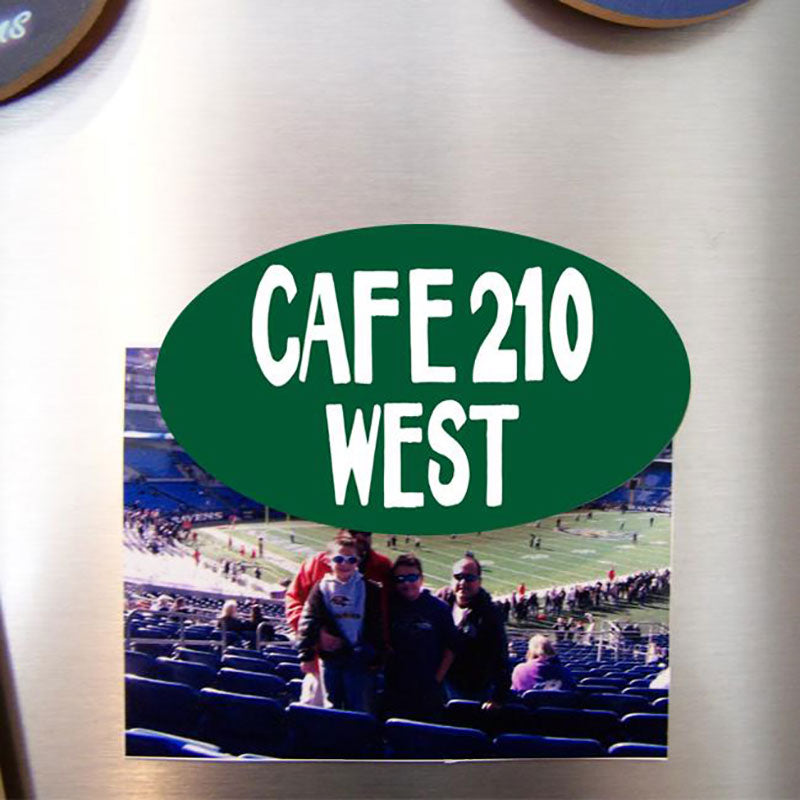 Cafe 210 Bar Wooden Magnet