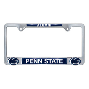 Chrome Penn State Alumni License Plate Frame | Lion's Pride