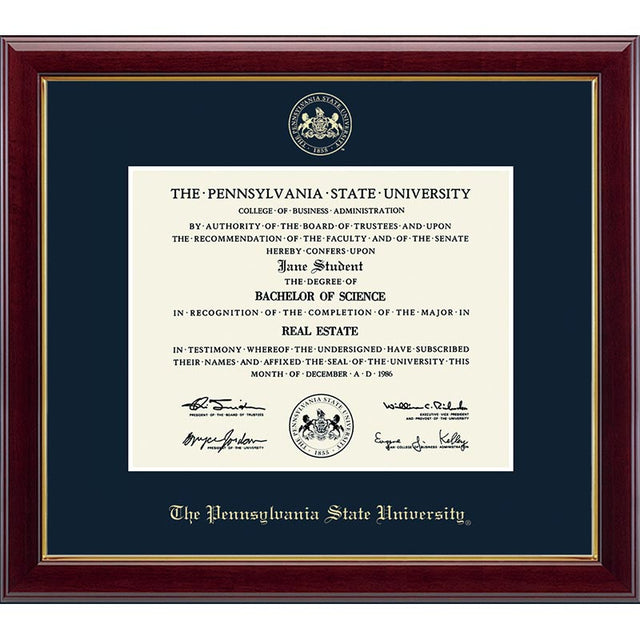 Embossed Gallery Penn State Diploma Frame | Lion's Pride
