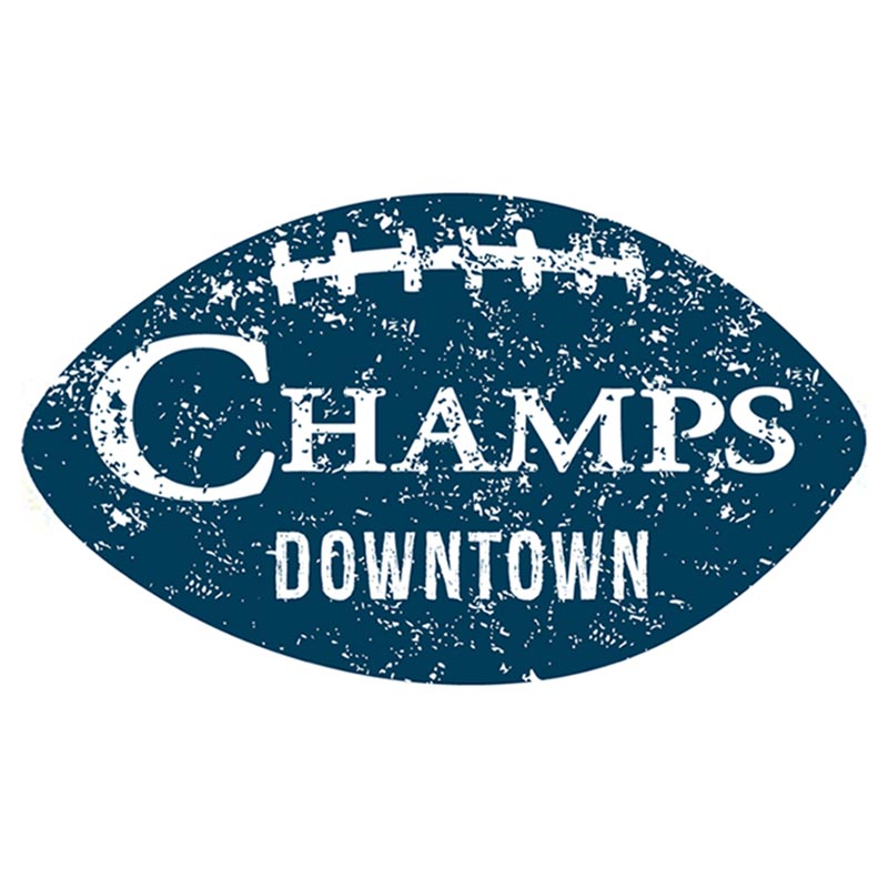 Champs Downtown Wooden Bar Sign | Lion's Pride