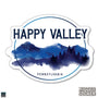 Watercolor Happy Valley Rugged Sticker | Lion's Pride