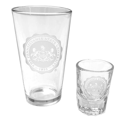 Penn State Shot Glass and Pint Glass Gift Set